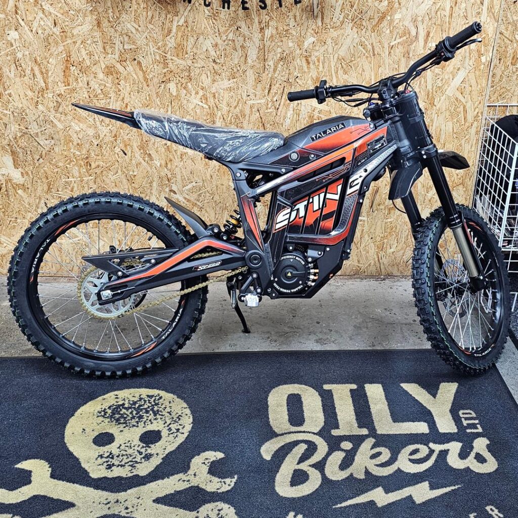 Talaria Sting R - Off Road - 8000W Max Power Electric Bike - Oily Bikers